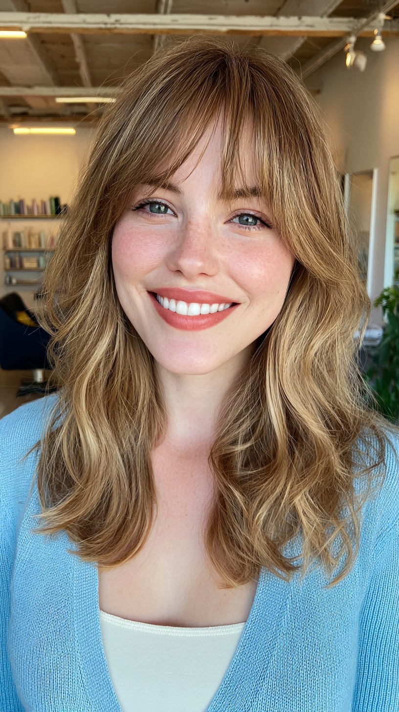 15 Soft Subtle Bangs Ideas for a Delicate, Face-Framing Effect