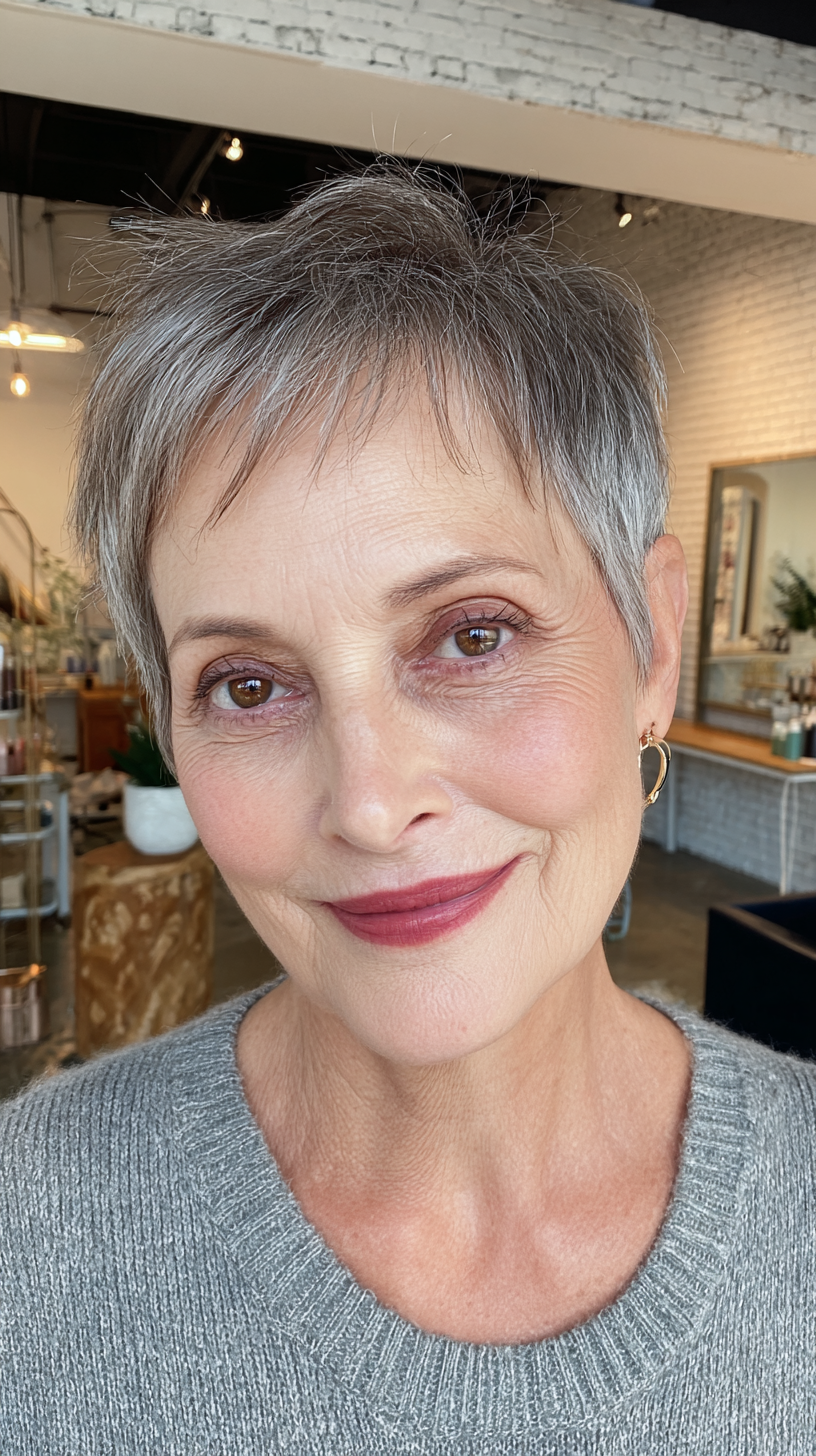 50 Stylish Pixie Shag Haircuts That Are Huge for 60+ Women in 2026