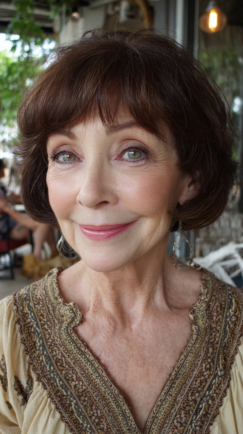 25 Gorgeous Short Layered Bob Haircuts Women Over 70 Are Getting