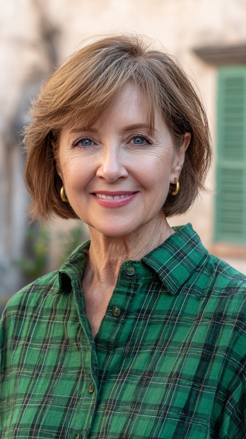 50 Fresh Side-Parted Bob Haircuts Older Women With Fine Hair Say Gives ...