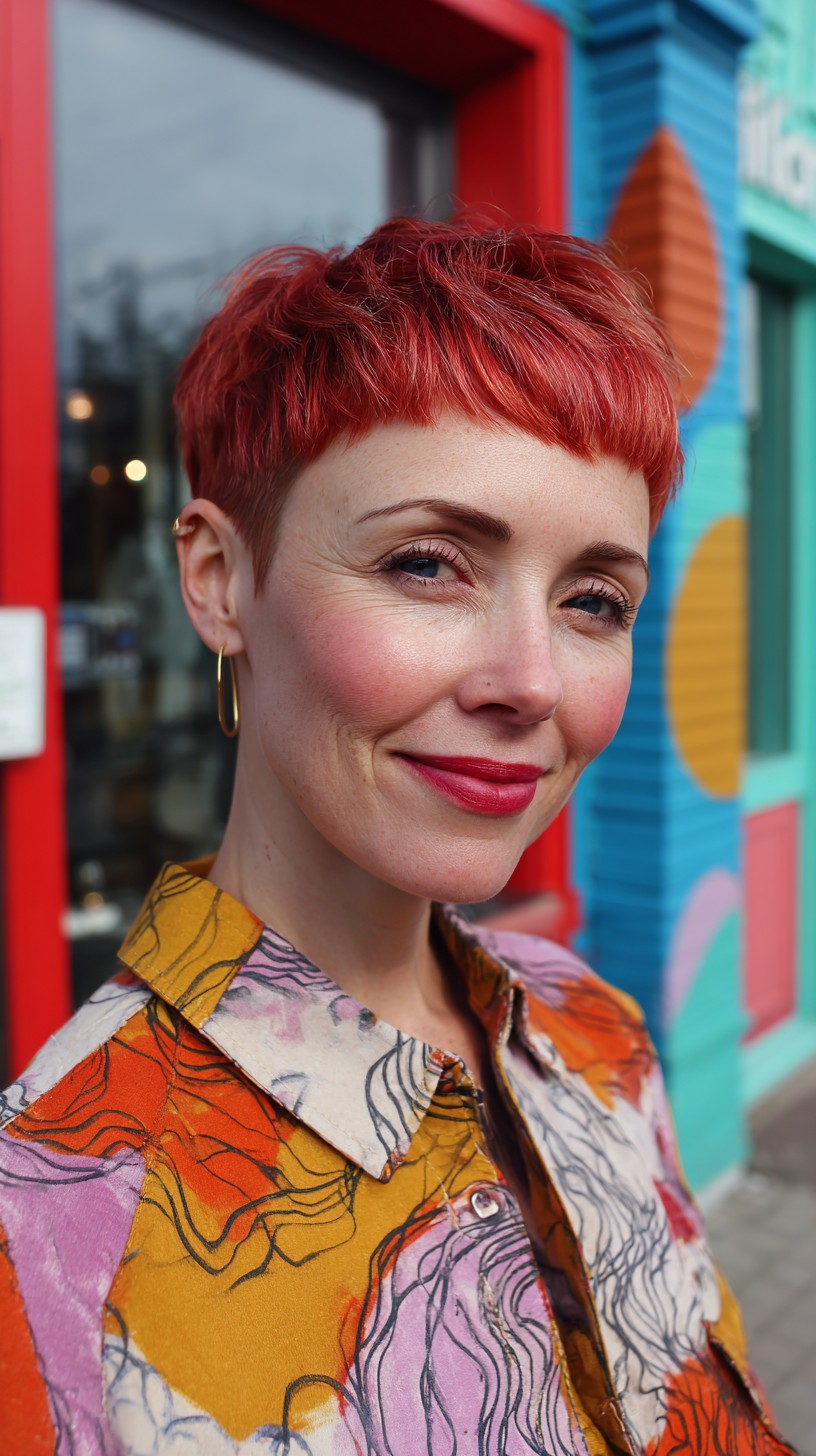 50 Most Flattering Wash-and-Go Pixie Cuts That Flatter Mature Faces