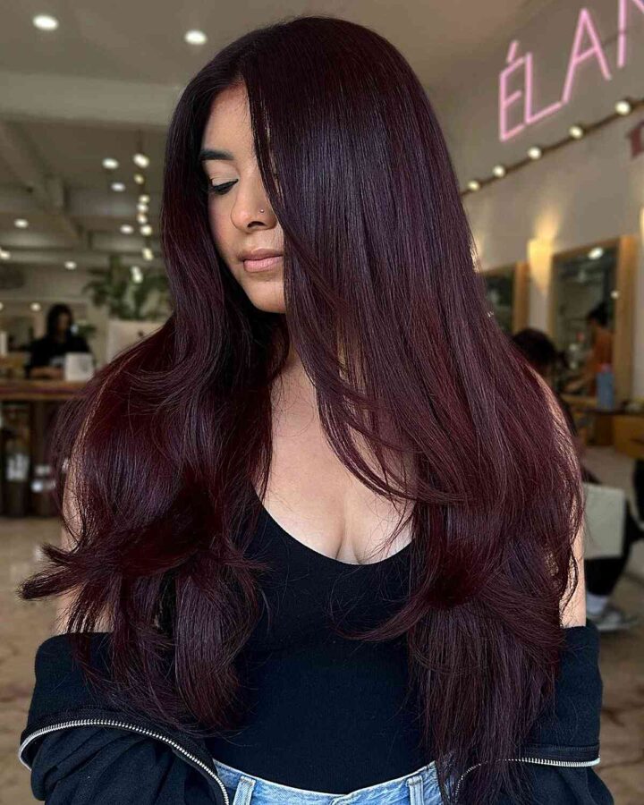 28 Cherry Cola Hair Color Ideas to See Before You Decide