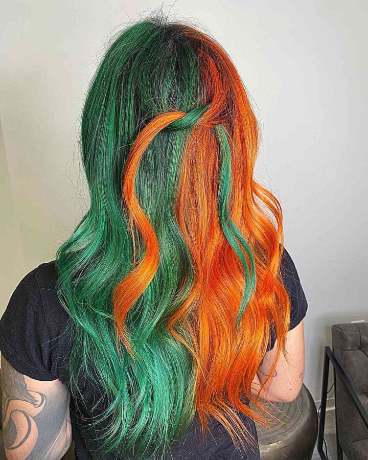 You've Seen The Split-Dye Hair Trend, Right? If Not - Here Are 26 ...