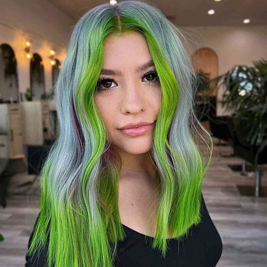 Light to Dark Green Hair Colors - 50 Ideas to See (Photos)