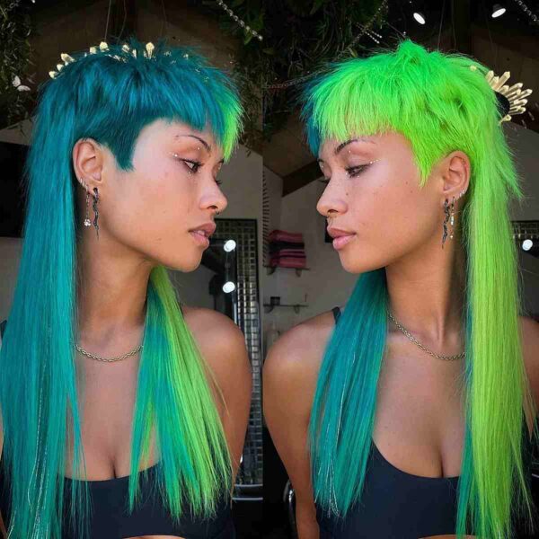 Light to Dark Green Hair Colors - 41 Ideas to See (Photos)