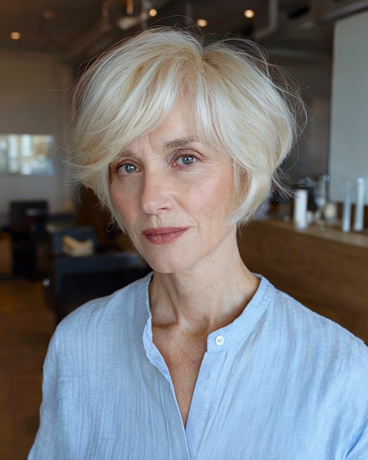 60+ Loveliest Pixie Bob Haircuts for Women Over 60 With Style