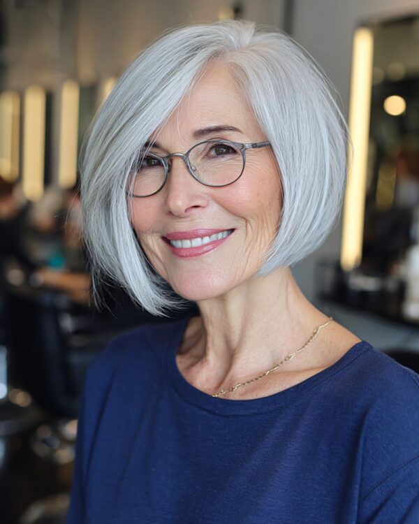50 Most-Gorgeous Side Part Bob Hairstyles for a Fresh Start in Your 50s