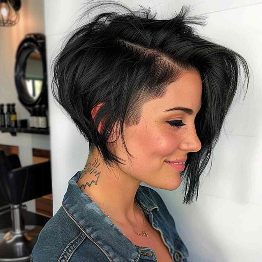 51 Super-Cool Undercut Bob Haircuts for a Subtly Edgy Look