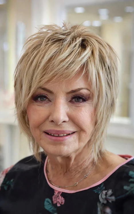 16 Trendy Shag Haircuts Women Over 70 Can Pull Off
