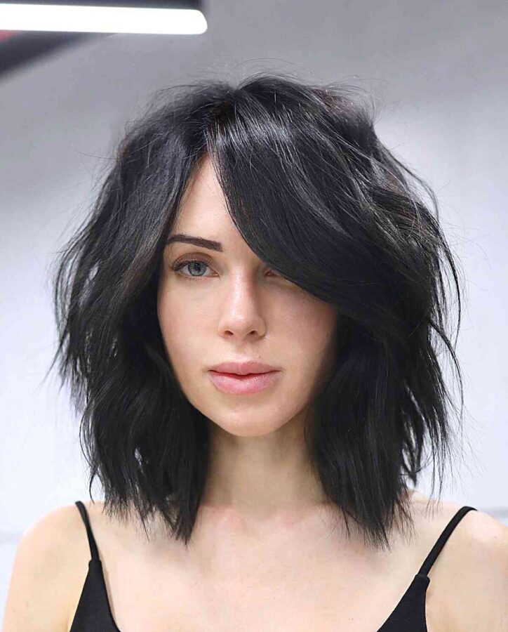 Textured Lob Haircuts Are Trending, Here Are The 51 Coolest Examples