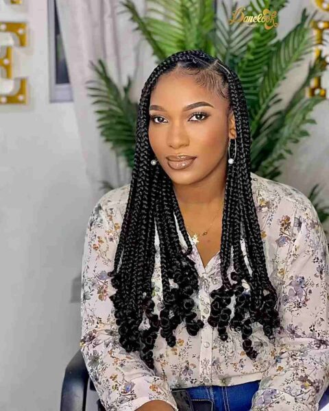 30 Hottest Knotless Box Braids Hairstyles Women of Color Are Getting in ...