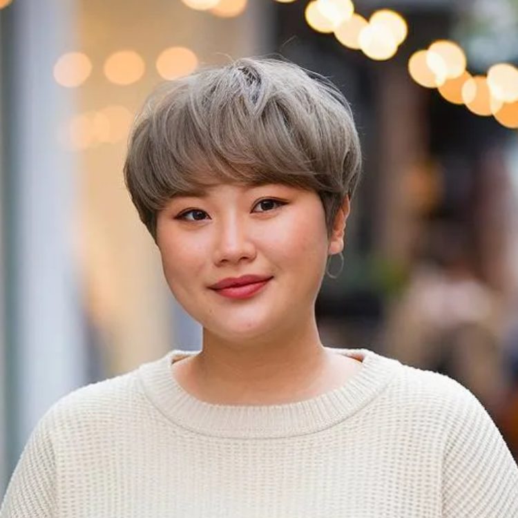 15+ Chic Pixie Cuts That Complement Chubby Faces in 2025