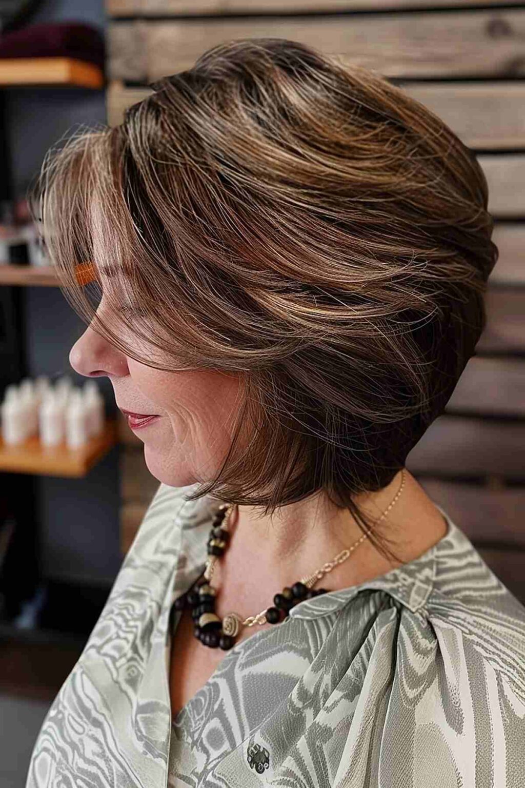55 Modern Layered Bob Haircuts for Women Over 50 to Take Years Off