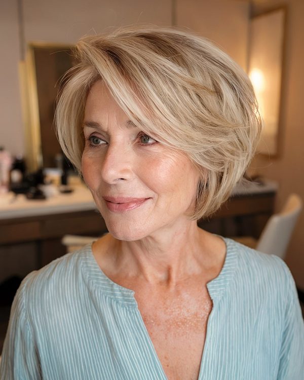 20+ Best Inverted Bob Hairstyles for Women Over 60 in 2026