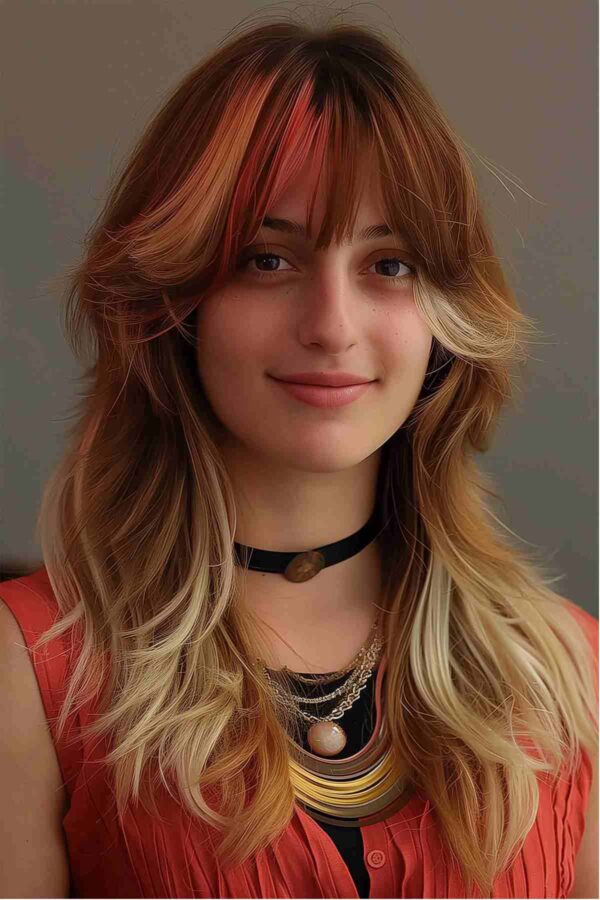 65 Best Layered Hair with Bangs for 2026