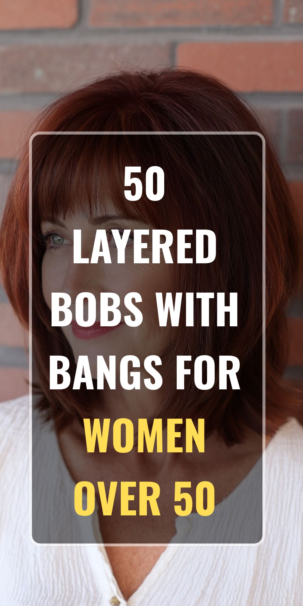 Upgrade Your Look: 50 Chic Layered Bobs with Bangs for Women Over 50 in ...