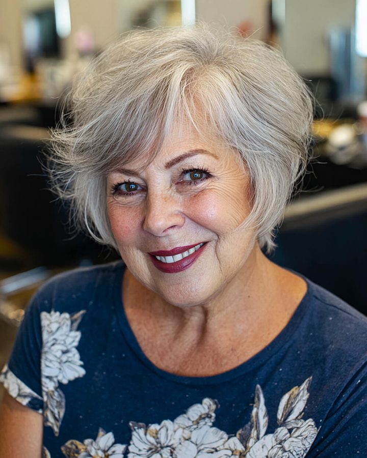 60+ Loveliest Pixie Bob Haircuts for Women Over 60 With Style