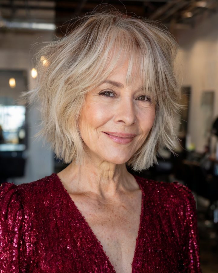 50 Pretty Shag Haircuts for Thin Hair Women Over 70 Swear Make Them ...