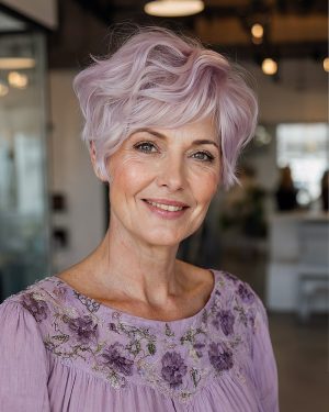 20+ Youthful Wavy Pixie Cuts Women Over 50 Are Loving in 2025