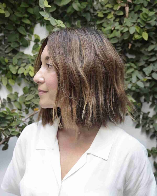 43 Coolest Long Choppy Bob Haircuts for That Beachy Lob Look