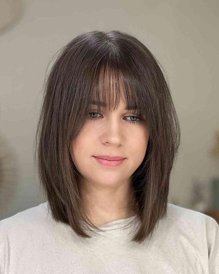 25 Long Angled Bob Haircuts for a Cool, Dramatic Look
