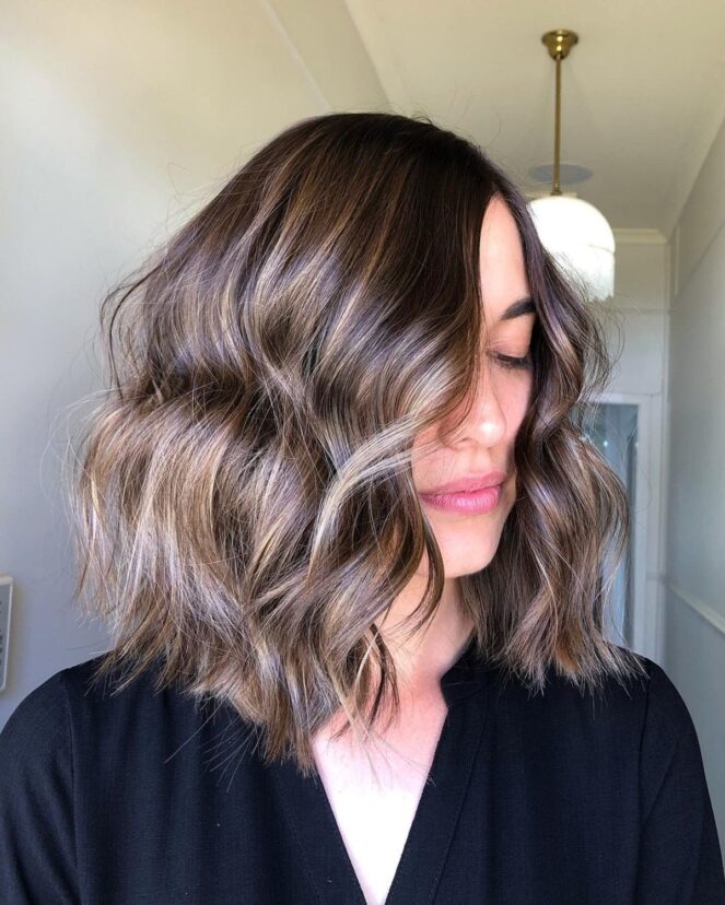 41 Coolest Long Choppy Bob Haircuts for That Beachy Lob Look