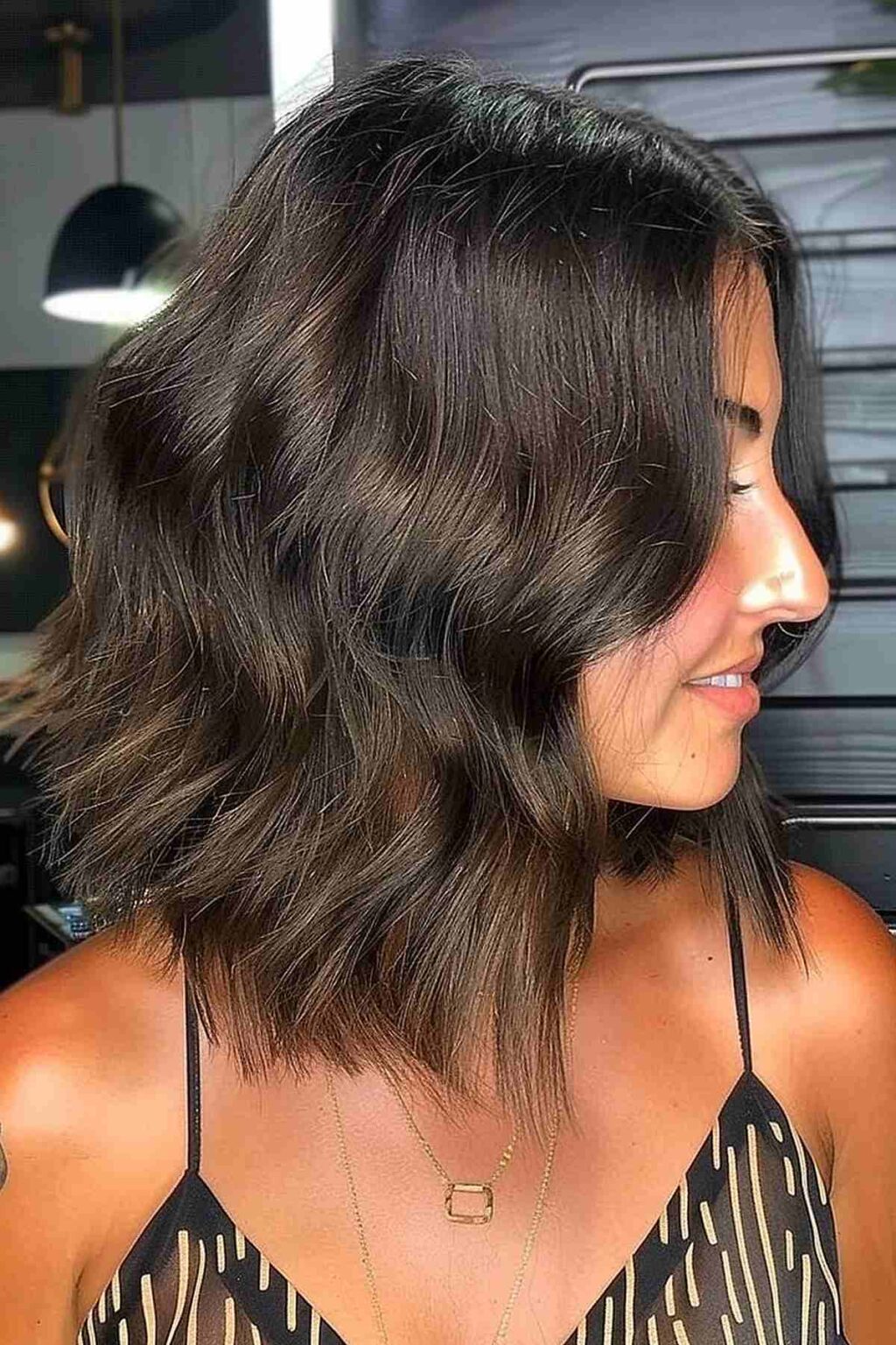 28 Coolest Long Choppy Bob Haircuts for That Beachy Lob Look