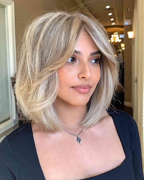 25 Best Ways to Pair Long Curtain Bangs with Straight Hair
