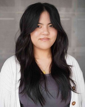 44 Most Flattering Long Hairstyles for Round Faces