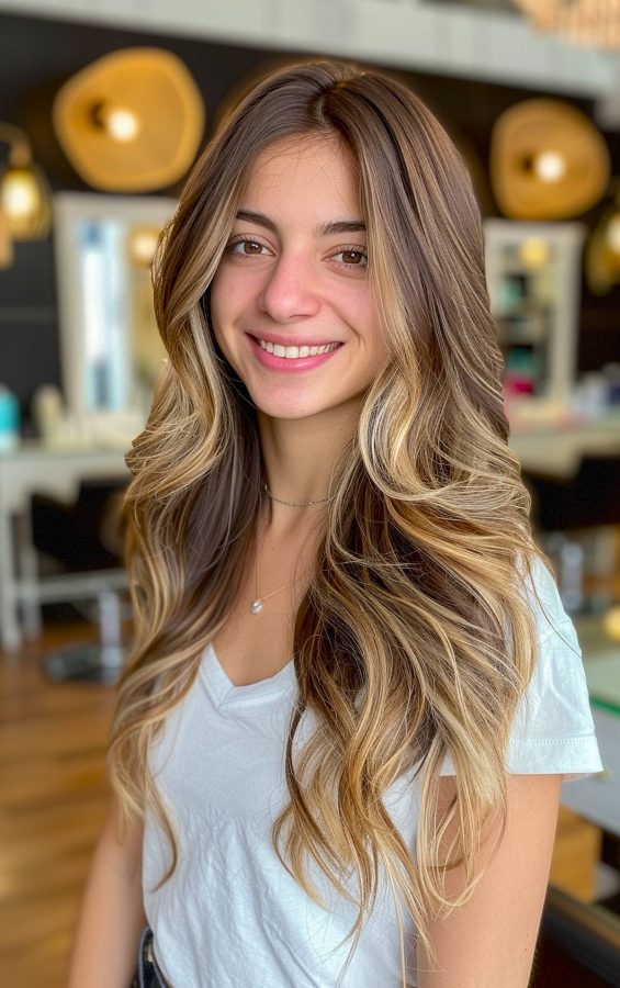 Long Hair Without Bangs: 16 Best Ideas for 2026