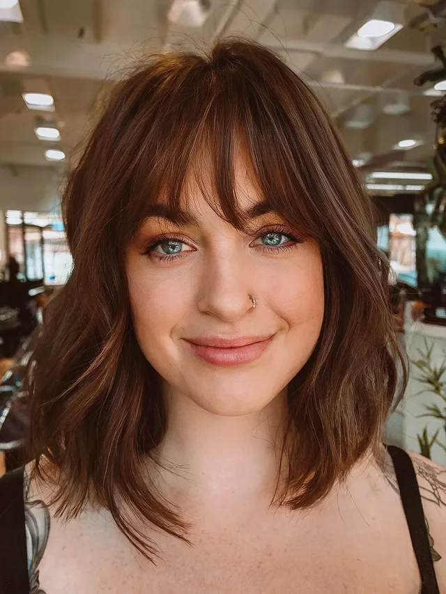 51 Layered Bobs With Bangs To Try This Year