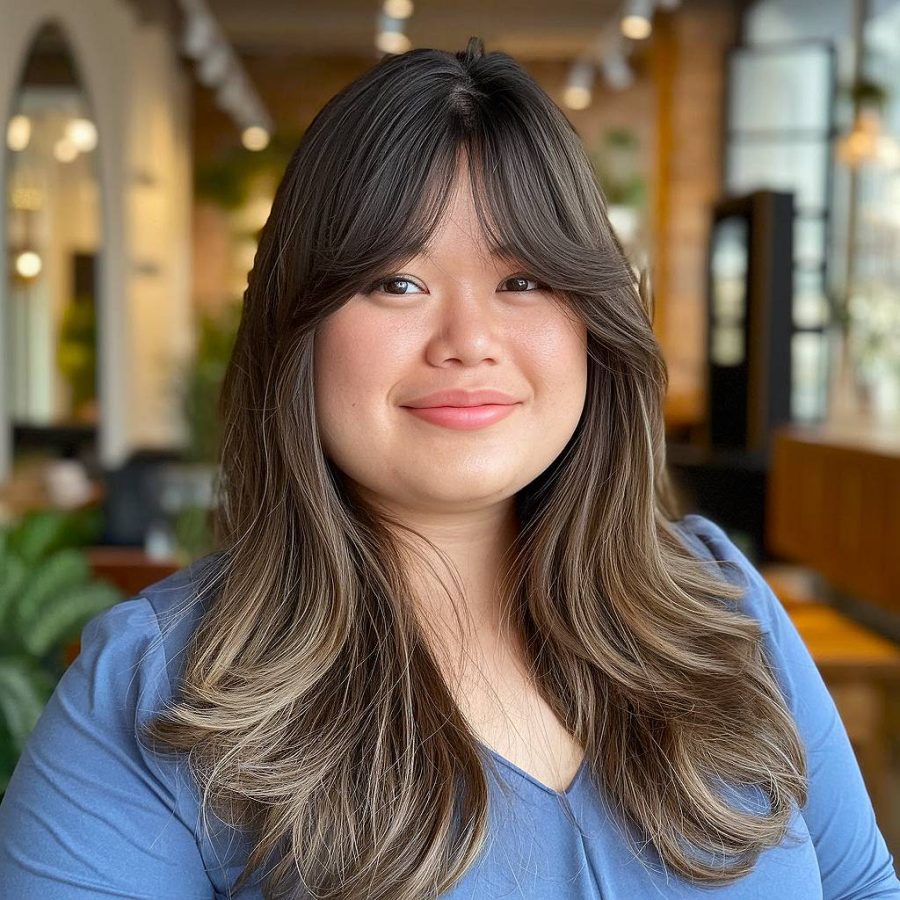 15+ Gorgeous Layered Hair Ideas for Round Face Shapes in 2026