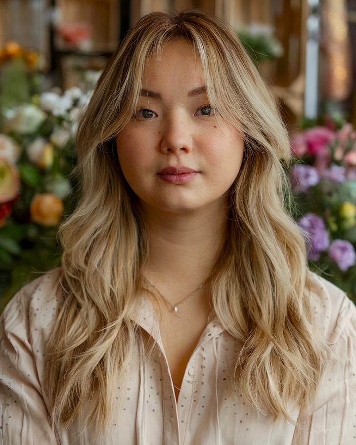 17 Must-Try Long Layered Haircuts for Round Faces in 2026