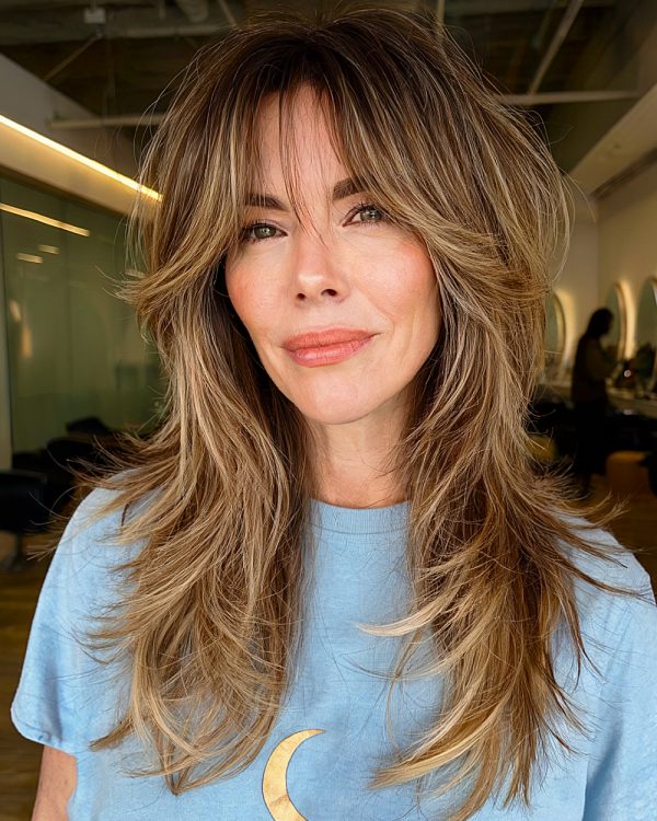 52 Trendy Wolf Cuts for Women Over 40 That Dont Try Too Hard