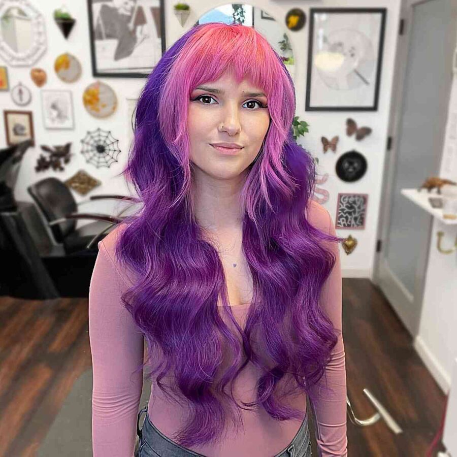 29 Pink and Purple Hair Color Ideas Trending Right Now