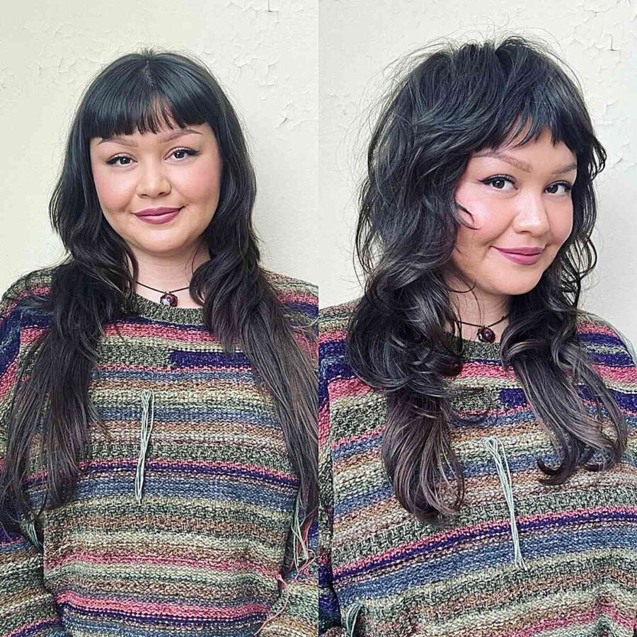 The Long Wolf Cut: 19 Coolest Ways to Get It With Long Hair