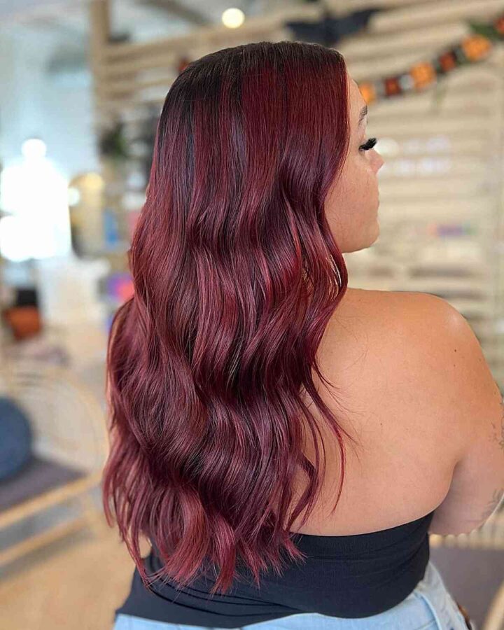 Cherry Cola Hair Color Is Starting a Trend: See All 26 Stunning Examples