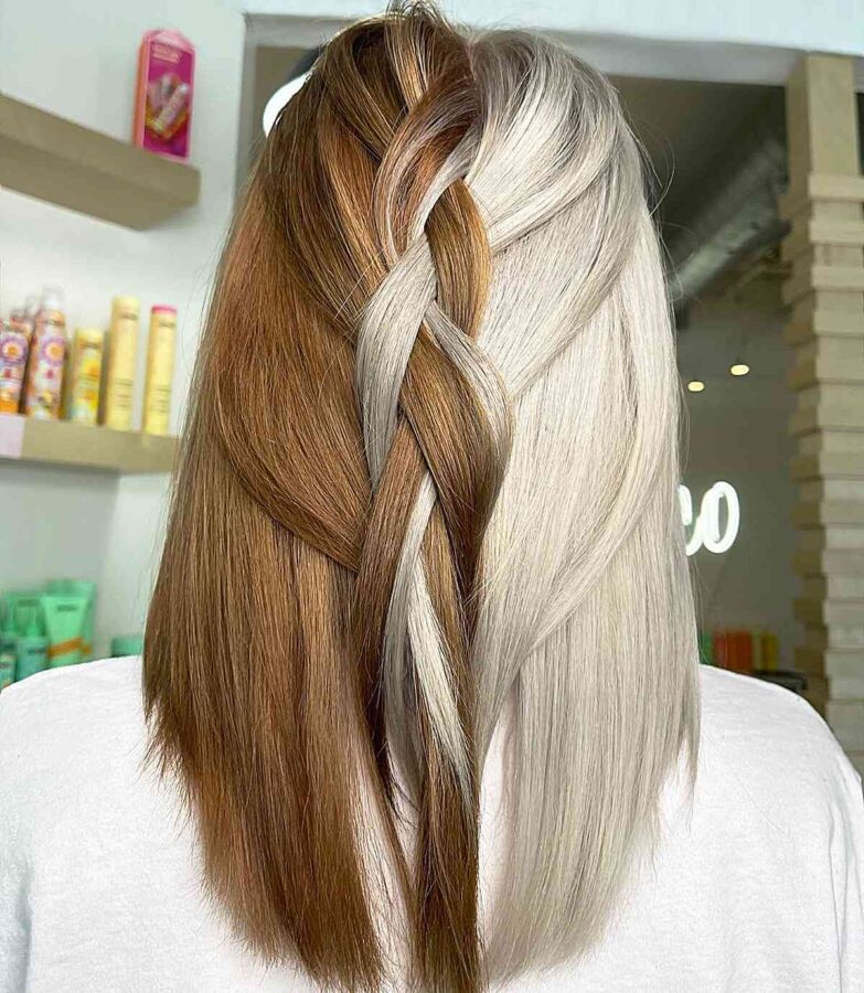 You've Seen The "Split-Dye" Hair Trend, Right? If Not - Here Are 26 ...