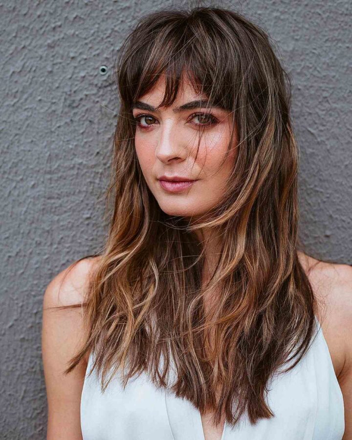 48 Trendy Ideas for Shoulder-Length, Layered Hair with bangs
