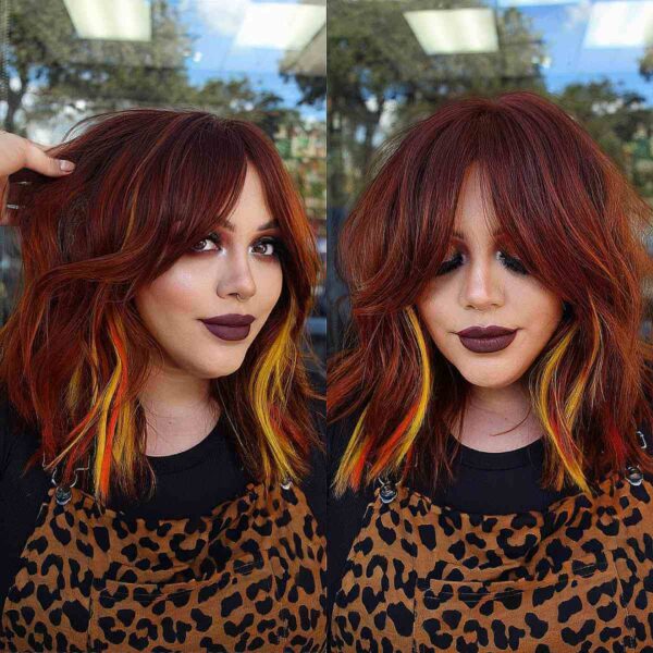 37 Trendy Ways to Get Bottleneck Bangs Right Now
