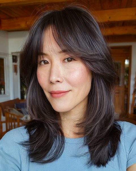 52 Trendy Wolf Cuts for Women Over 40 That Dont Try Too Hard