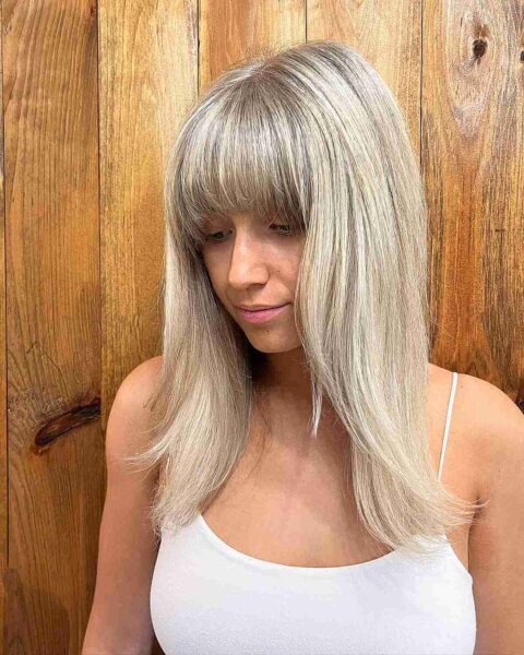 44 Cutest Ways to Pair Straight Hair With Bangs