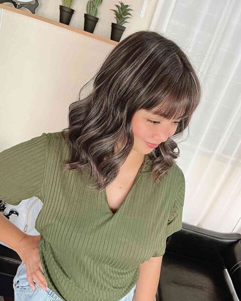 Balayage with Bangs: 25 Coolest Ways to Get Hand-Painted Hair Colors ...