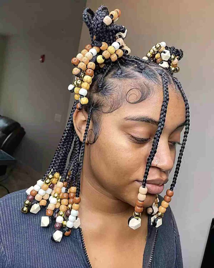 Knotless Braids with Beads: 32 Coolest Ideas for 2023