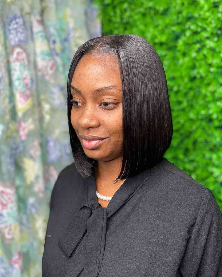 20 Drip Middle Part Bob Hairstyles, Weaves and Sew-Ins
