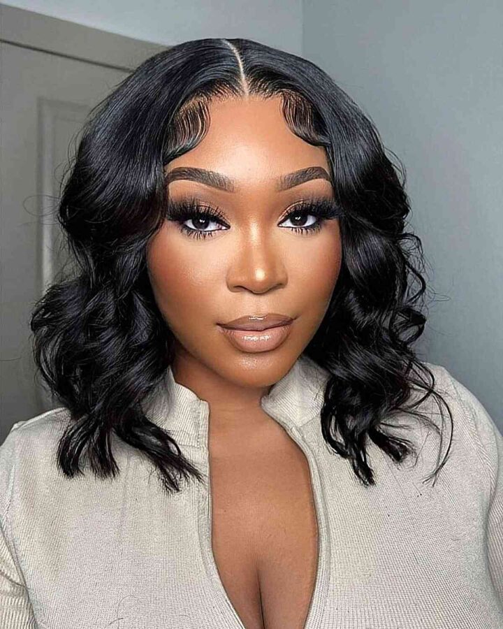 18 Drip Middle Part Bob Hairstyles, Weaves and Sew-Ins