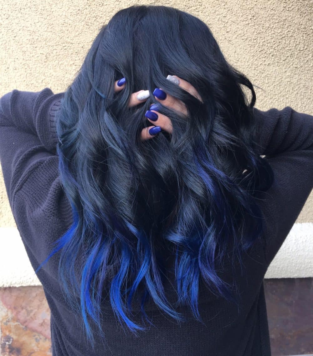 18 Stunning Midnight Blue Hair Colors to See in 2025