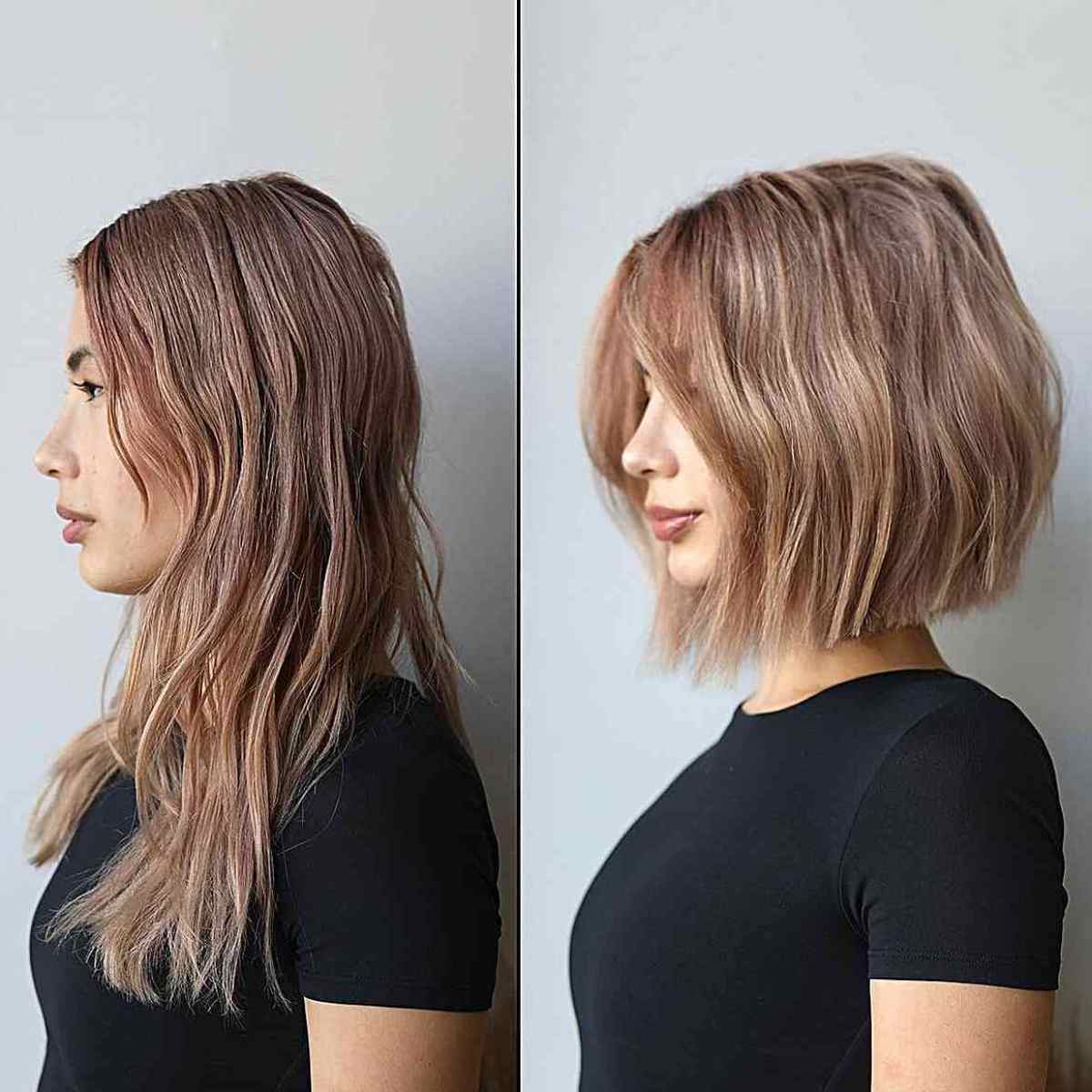 0 Adorable Neck-Length Blunt Bob Hairstyles - Kappers Magazine