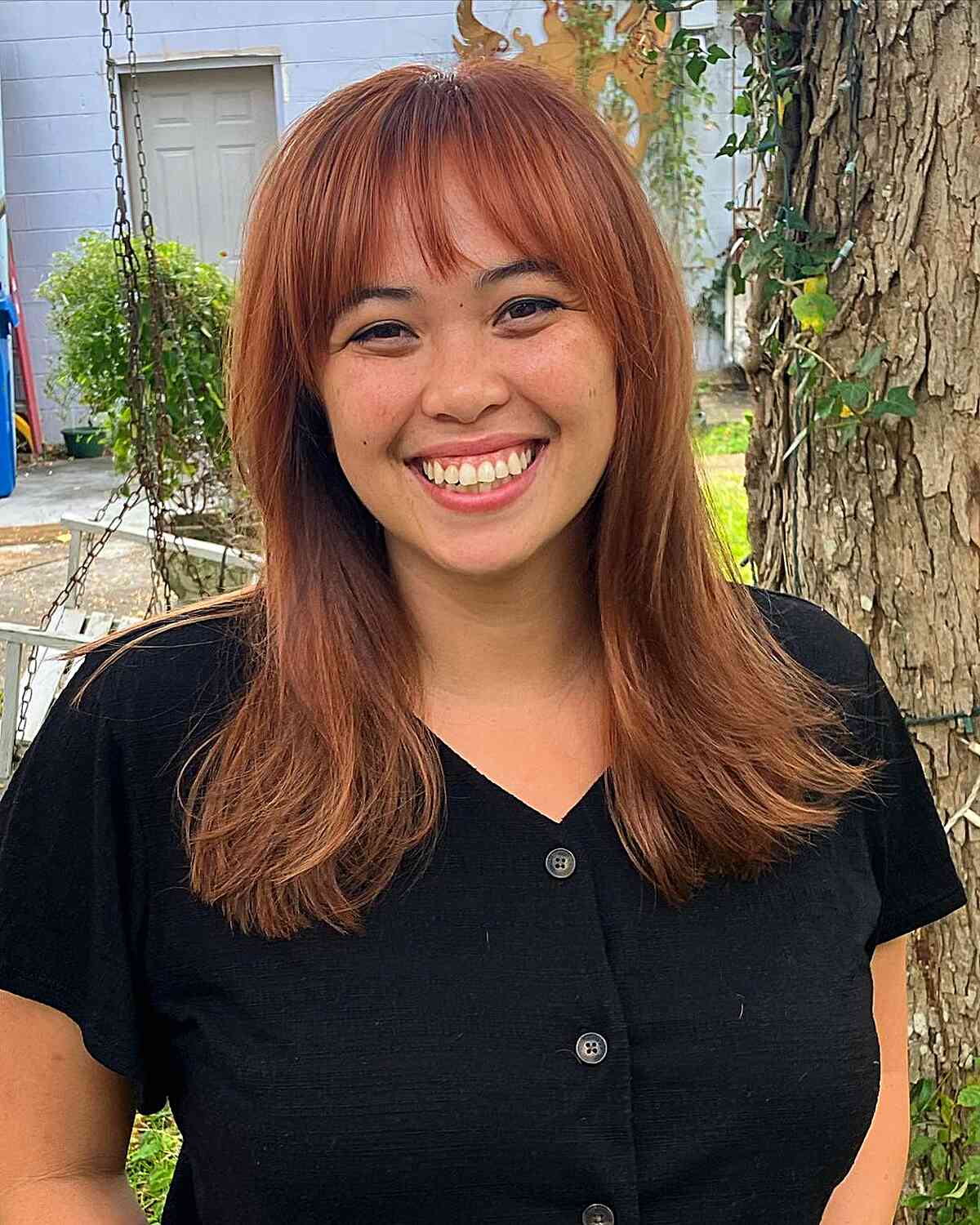 Bangs for Round Face Shapes: 0 Flattering Haircuts - Kappers Magazine