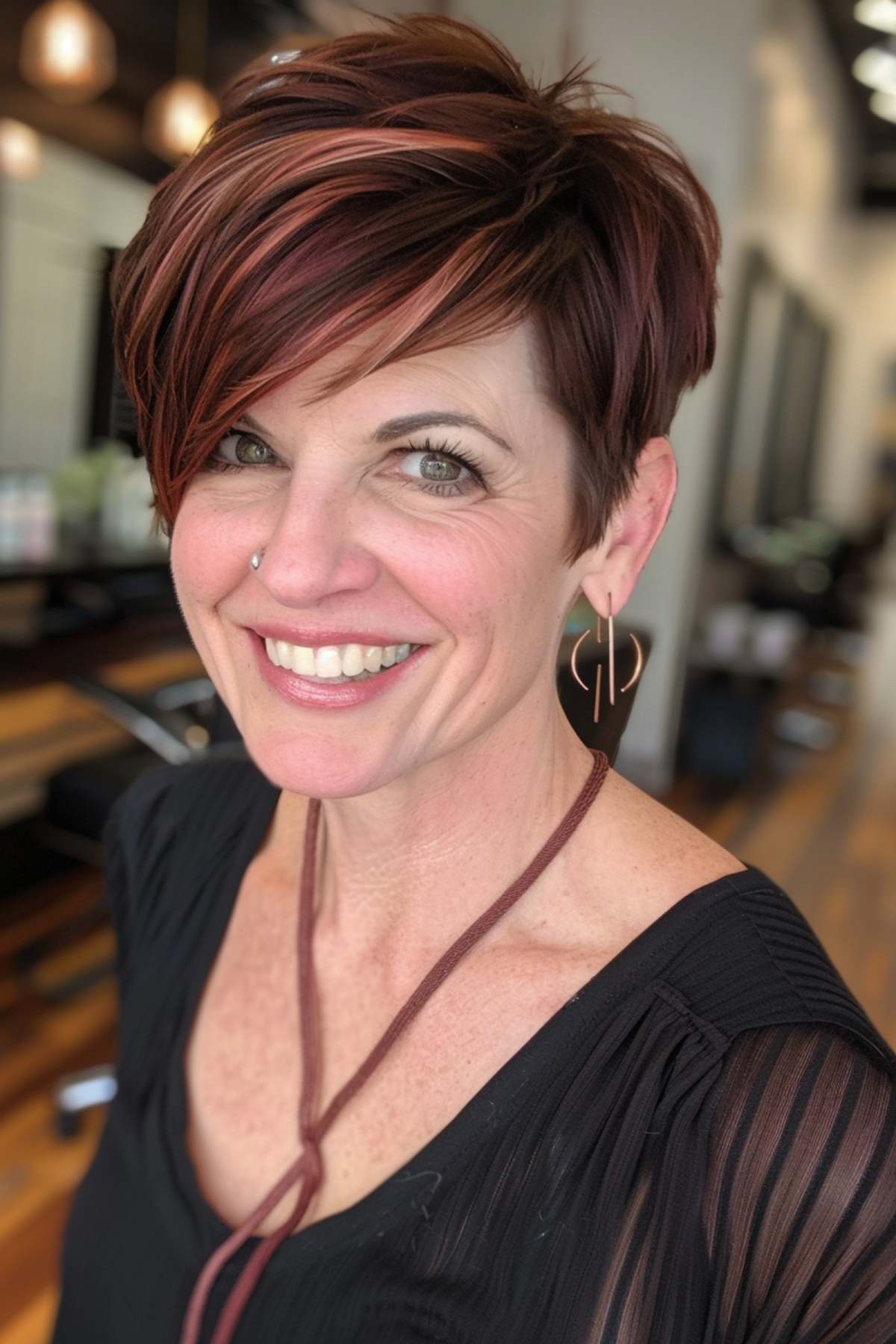 0 Top Short Hair with Highlights for 2025 - Kappers Magazine